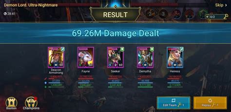 2 1 Dps Myth Heir Cb Team Doesnt Let Me 1 Key Sadly R Raidshadowlegends