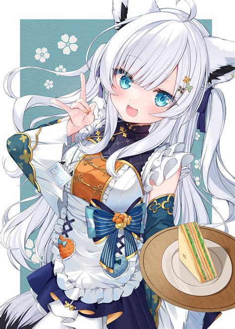 Shirakami Fubuki And Shirakami Fubuki Hololive Drawn By Inekaka