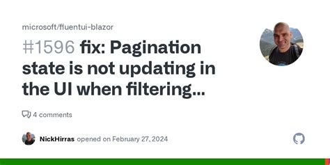 Fix Pagination State Is Not Updating In The Ui When Filtering Returns Less Pages Of Results