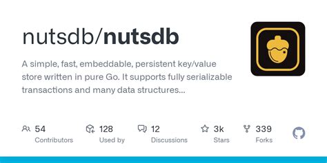 github nutsdb nutsdb a simple fast embeddable persistent key value store written in pure