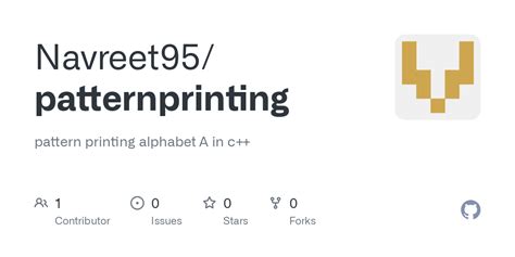Github Navreet95patternprinting Pattern Printing Alphabet A In C
