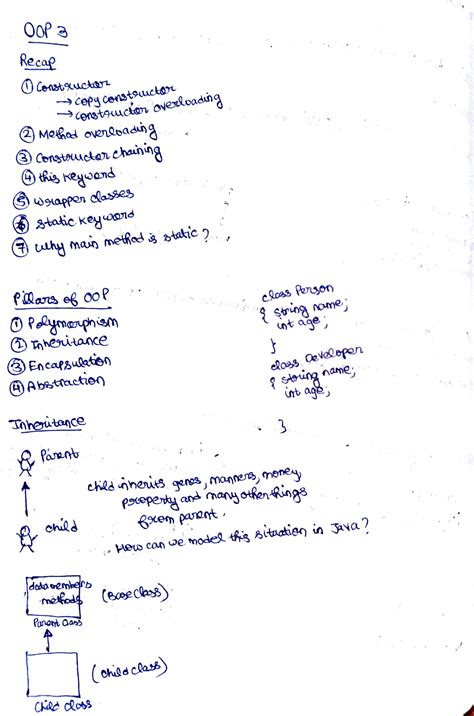 Oop 3and4 Notes O0p Reca Ocenzuckay Cepy Cerstsucto Corstauckm