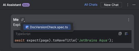 Use Ai Prompts To Explain And Refactor Your Code Aqua Documentation