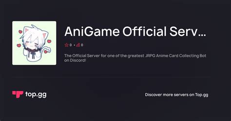 Add Anigame Official Server Discord Bot The 1 Discord Server List