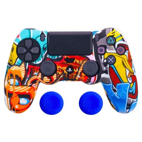 Silicone Cover For Ps4 Controller And Joystick Caps Graffiti Shop Today Get It Tomorrow