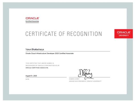 Oraclecloudinfrastructure Oraclecertification Oracledeveloper