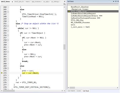 St I Cubelrwan 210 Causing Hardfault When Timer Stmicroelectronics Community
