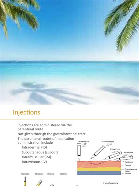 Administering Intradermal Subcutaneous And Intramuscular Injections Pdf Injection