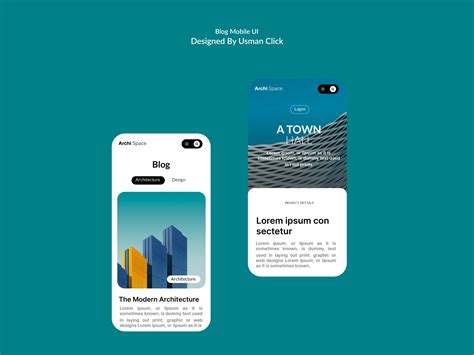 Sleek And Intuitive Ui Ux Design For A Blog By Usman Click On Dribbble