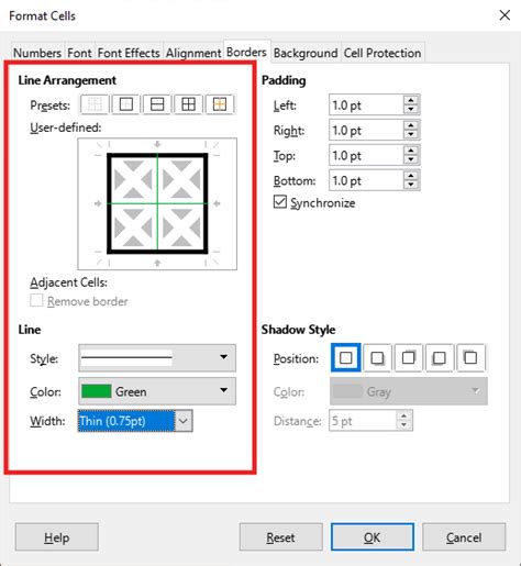 Remove Gaps Between Borders R Libreoffice