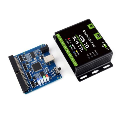 Waveshare Industrial USB TO CH TTL Converter USB To UART Multi Protection Circuits Multi