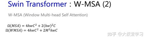 图解 代码 Swin Transformer 1 W Msa和patch Merging 知乎
