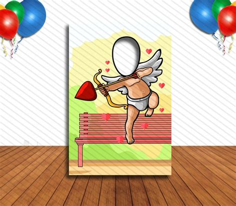 Cupid On Duty Valentines Day Party Theme 24x36 Photo Standee Face