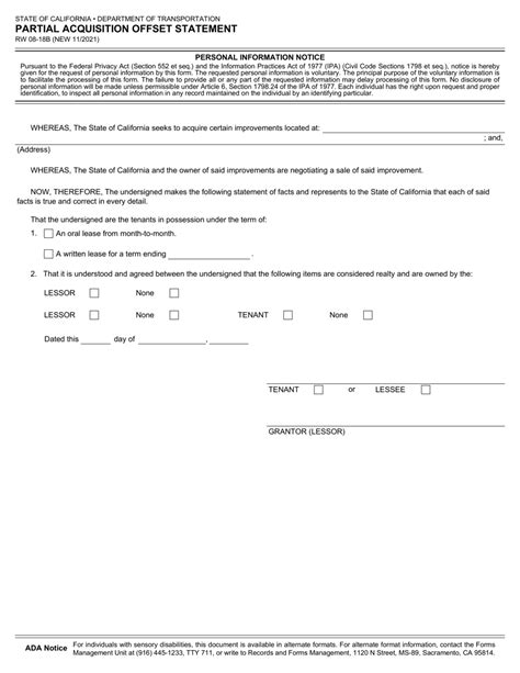 Form Rw08 18b Fill Out Sign Online And Download Fillable Pdf