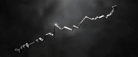 Premium Photo A Graph In The Dark Shows The Way Of The Line