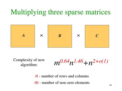 ppt fast sparse matrix multiplication powerpoint presentation free