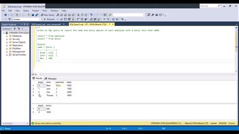 sql leetcode 577 employee bonus youtube