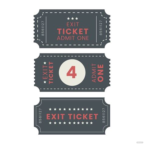 Free Exit Ticket Templates Editable And Printable