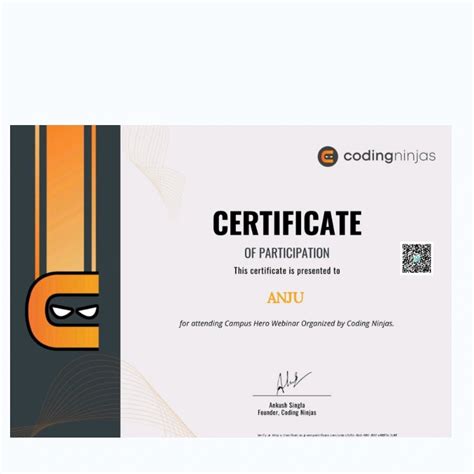 Codingwithninjas Achievementunlocked Coding Development Anju Swami