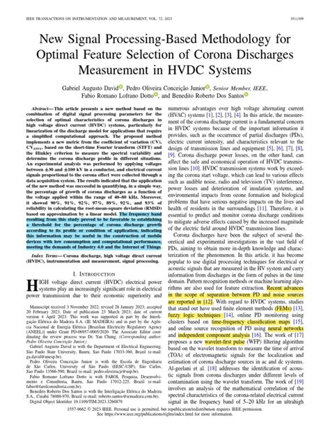 David 2023 New Signal Processing Based Methodology For Optimal