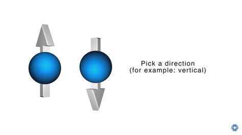 This Figure Shows That The Up And Down Spin Of Two Connected Sub Particles Download