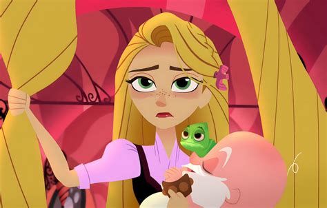 Rapunzel And Pascal By Pokearceus On Deviantart