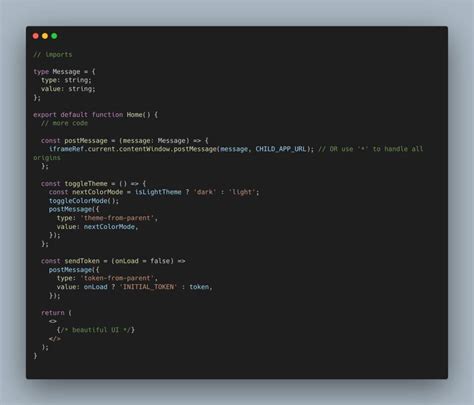 与 Window Postmessage 的跨域 Iframe 通信 Reactnative Rac React