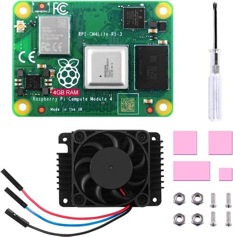 Pi Compute Module 4 Comes With Heatsink And Pwm Fan The Power Of Raspberry Pi 4 In