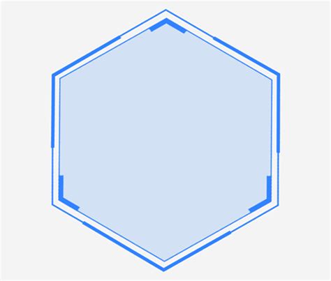 科技六边形边框