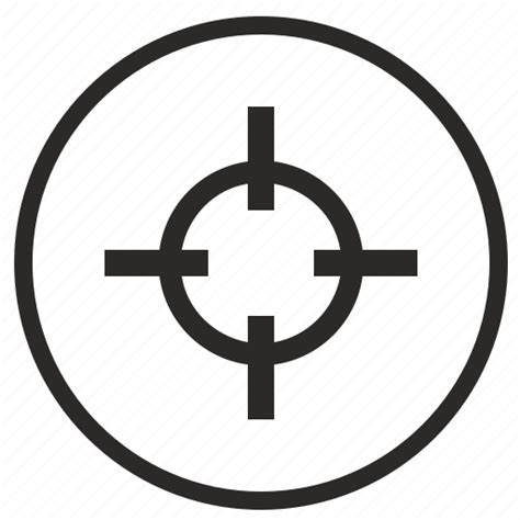 Aim Cursor Pointer Round Target Icon