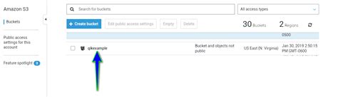 Add S Bucket And Get Keys QikSoft Web Services