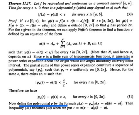 2 Questions In Proof Of Theorem 11 17 Apostol Mathematical Analysis