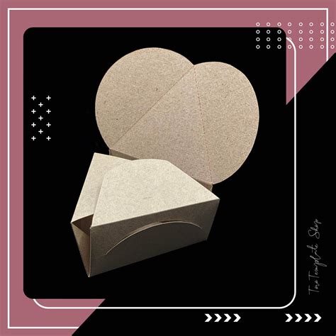 Triangle Box Template T Box Template Candy Box Template Cookies Box Template Resizeable