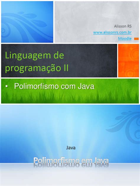 Lp2 15 Polimorfismo Em Java Download Grátis Pdf Classe Programação