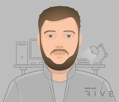 Rive 2 — 25d Avatar With Pointer Tracking By Tsinis Made With Rive