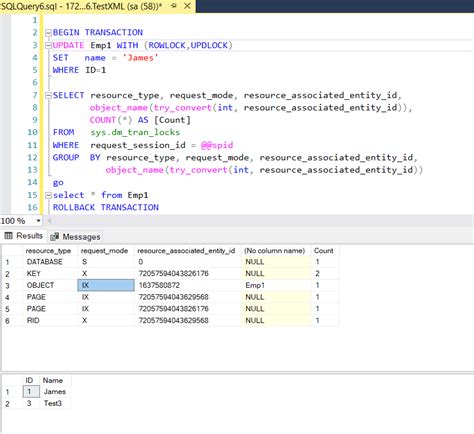 Sql Server Various Lock Mode Microsoft Qanda