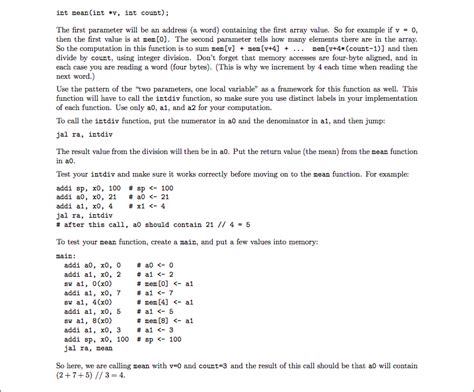 11 Integer Division Write Risc V Code To Implement
