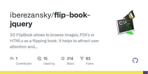 Github Iberezanskyflip Book Jquery 3d Flipbook Allows To Browse Images Pdfs Or Htmls As A
