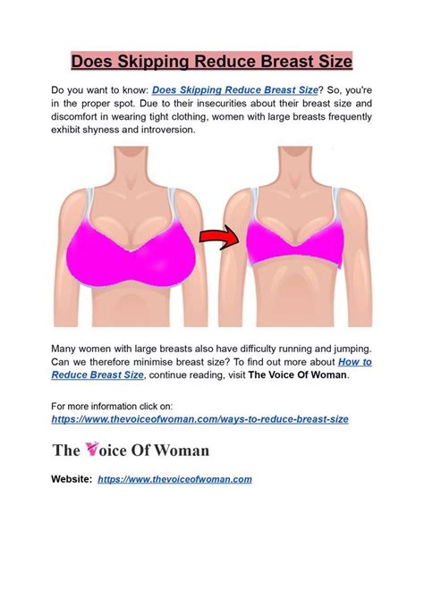 Best 11 Want To Reduce Breast Size Try These Non Surgical Methods Artofit