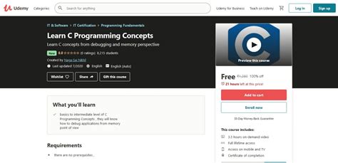 Learn C Programming Concepts Sanu Pl