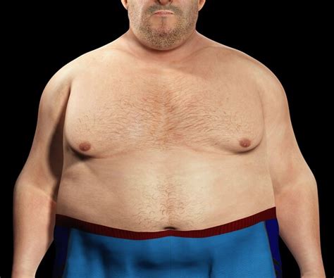 Artstation Fat Man Naked And Clothed Game Assets