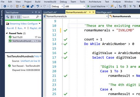 Introduction To Live Unit Testing In Visual Basic Updated For VS