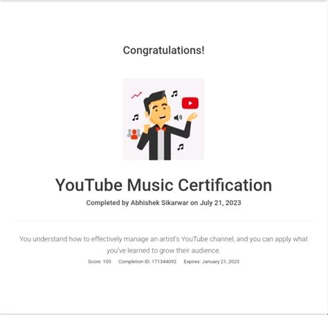 abhishek sikarwar on linkedin youtubemusic certified musicpassion