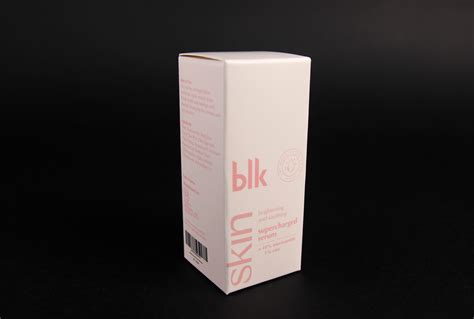 Blk Skin세럼 화장품박스 패키지 제작 박스메이커스팩토리엠 박스제작 전문업체
