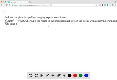 Solved Convert The Integral To An Equivalent Integral In Polar