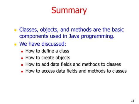 Class And Object Ppt