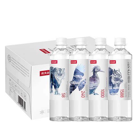 农夫山泉长白雪天然雪山矿泉水535ml24瓶整箱装饮用水自涌冷泉水虎窝淘