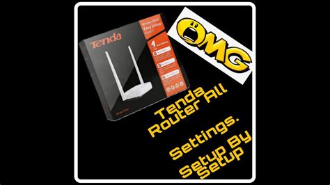 How To Setup And Configure Tenda Wireless Router [step By Step] Youtube