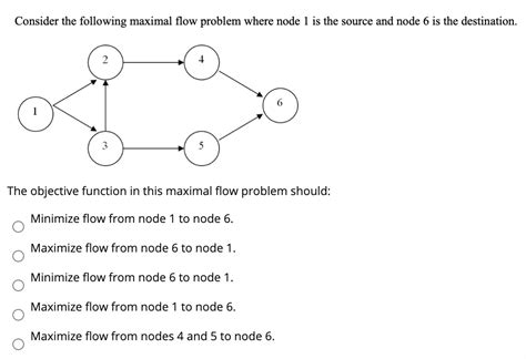 solved consider the following maximal flow problem where