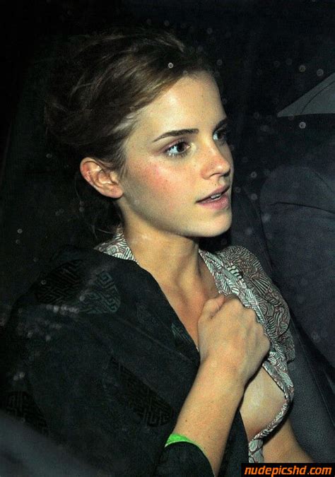 Emma Watson Nip Slip Boob Almost Nude Pics HD